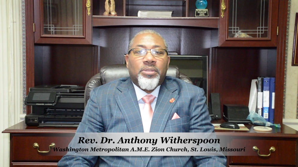 Rev. Dr. Anthony Witherspoon: F.I.R.E.